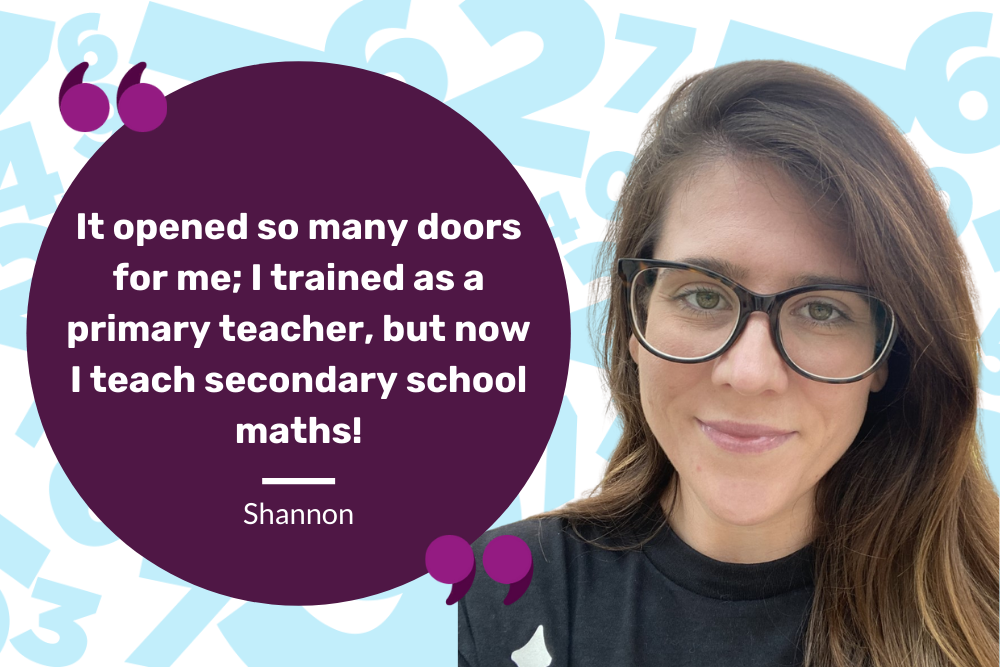 From avoiding maths to teaching maths: Shannon's story | nn.org